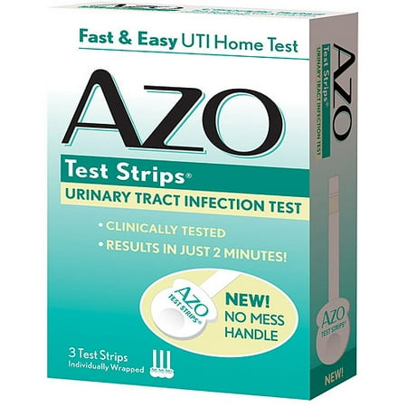 AZO Urinary Tract Infection Test Strips, 3ct - Walmart.com