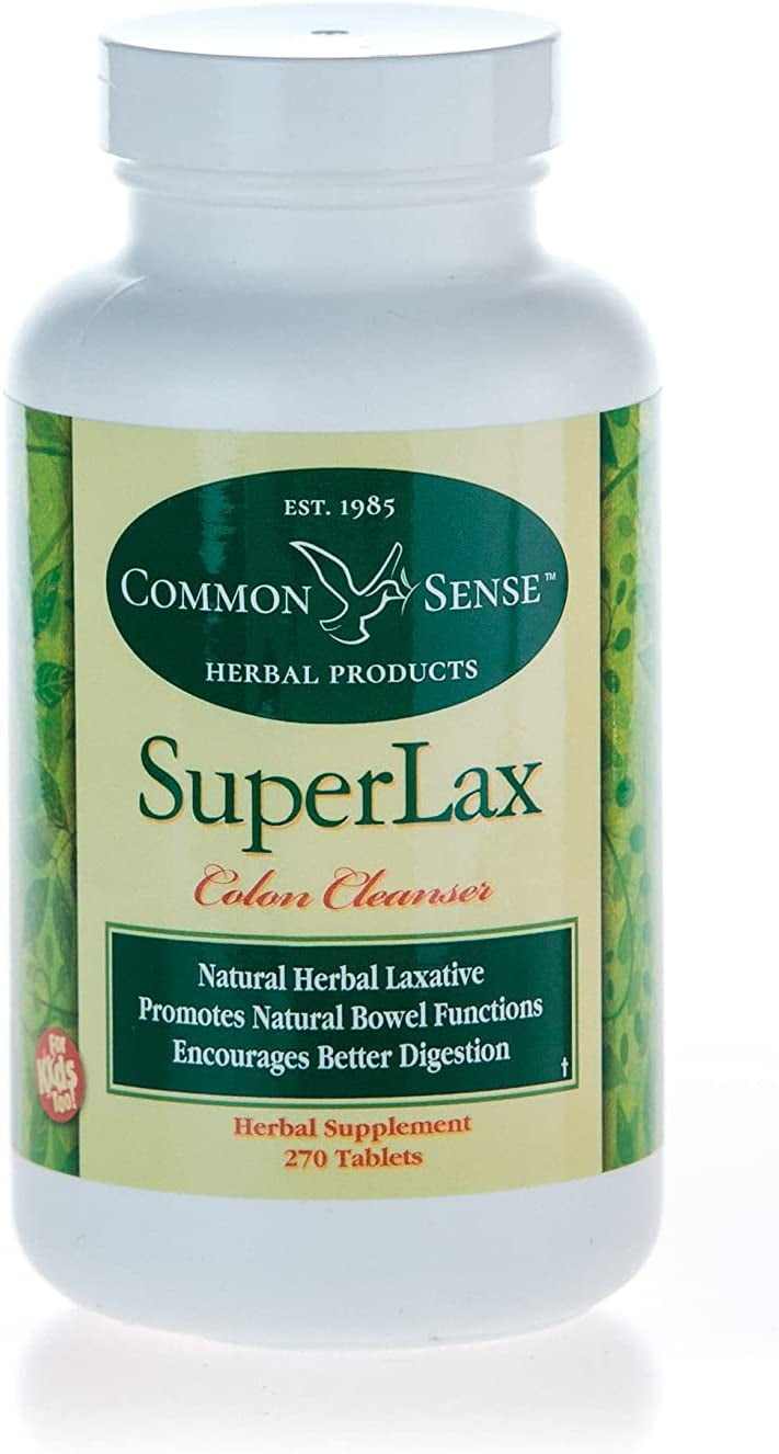 Common Sense Herbal Products SuperLax (270): Colon Cleanser - Walmart.com