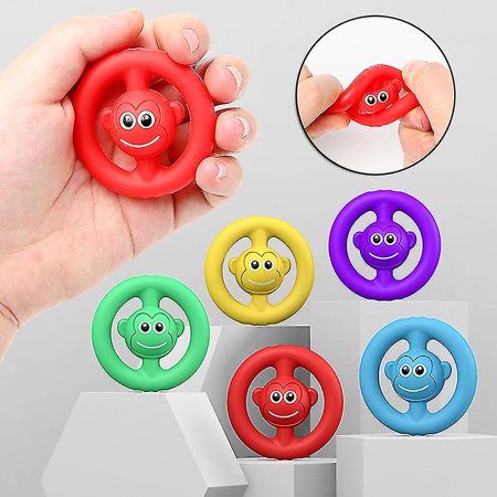 Screaming Monkey Snapper Silicone Fidget Snap Toy Squeeze Grab Hand ...