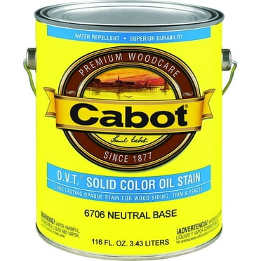 Cabot Samuel 16306-08 Neutral Base VOC Semi-Transparent Deck & Siding ...