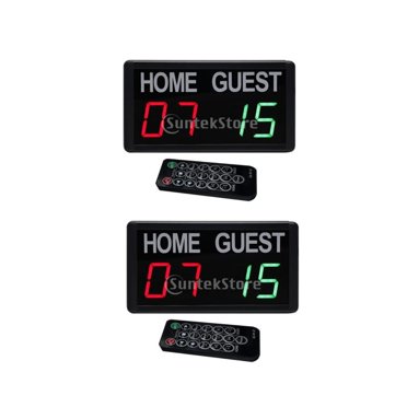 Portable Digital LED Scoreboard Electronic Scoreboard with Remote ...