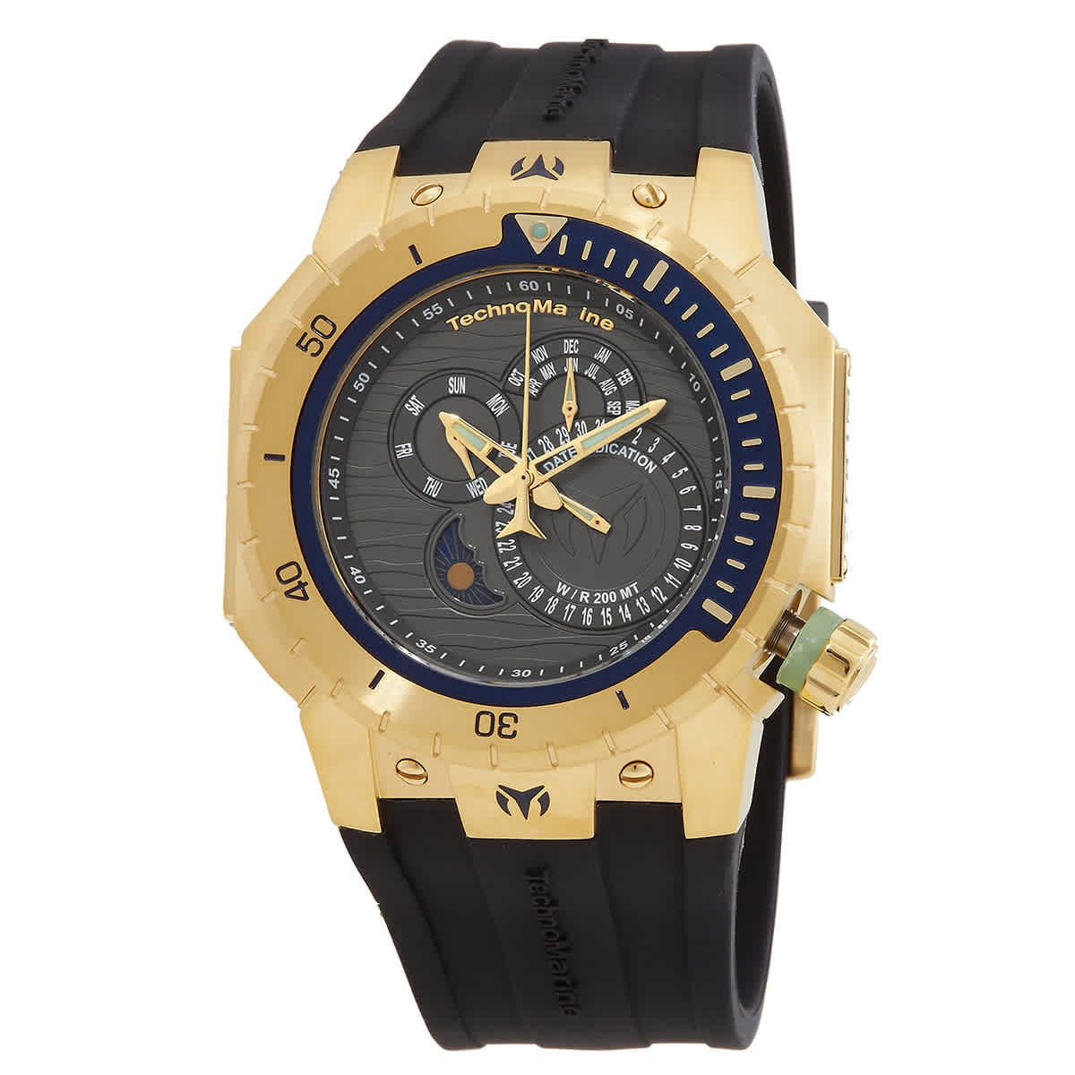 コード Technomarine Men's Manta Ray Quartz Watch with Stainless Steel ...