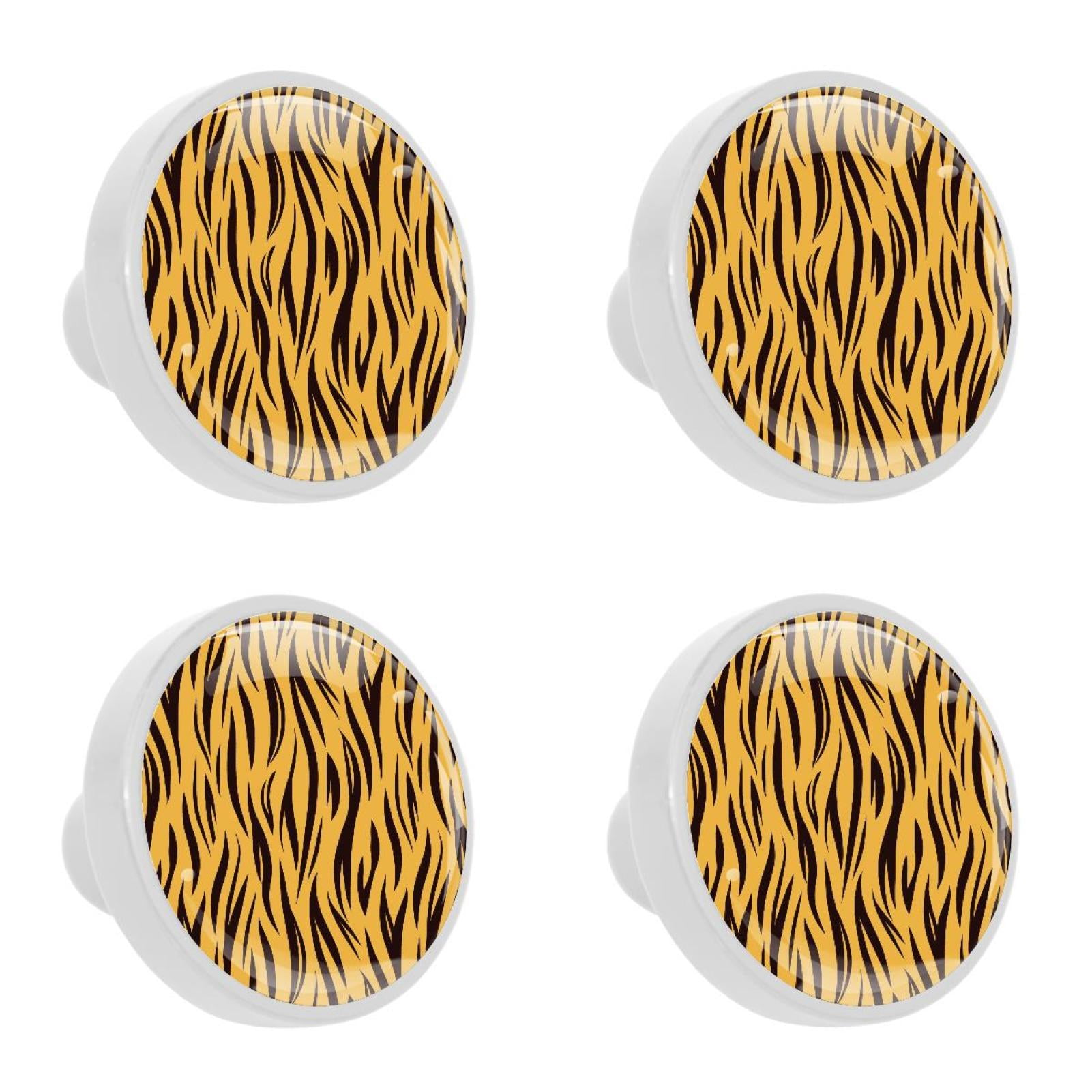 4 Pcs Tiger Skin Texture Knobs for Kitchen Cabinet Cupboard Dresser ...