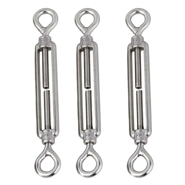 Riwesomey 3 uds M10 OC acero inoxidable 304 tensor de cable de alta ...