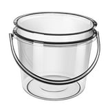 Water Bucket with Lid Water Storage Bucket Transparent Bathing ...