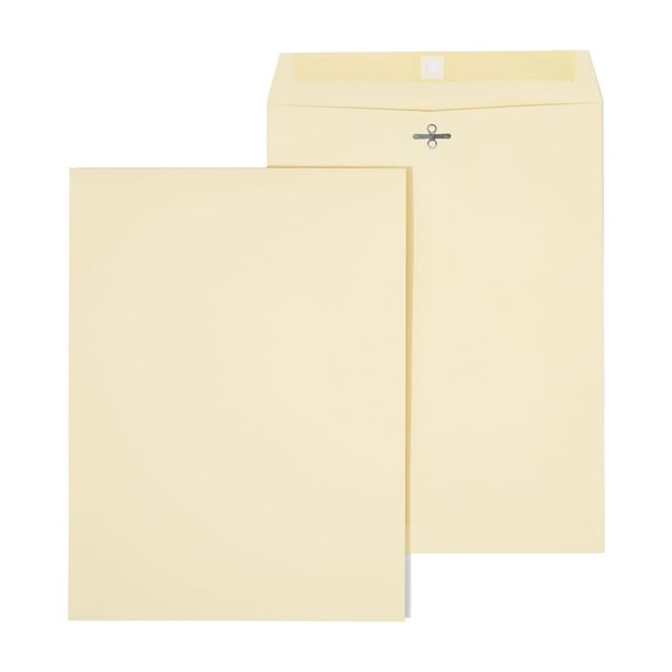 Staples Extra-Heavyweight Clasp Catalog Envelopes 9"L x 12"H Manila 100 ...