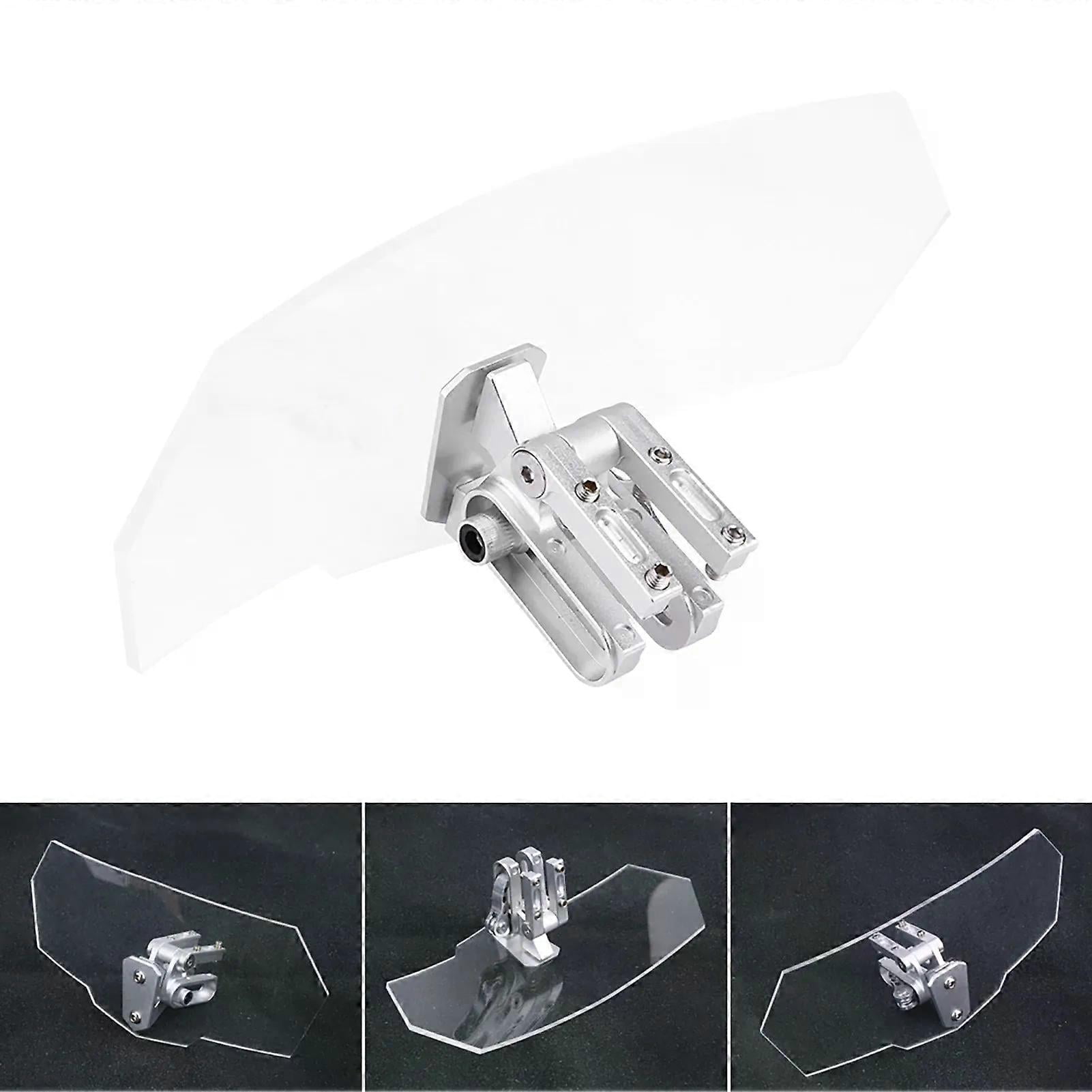 Motorcycle Windshield Extension Universal Adjustable Windscreen Wind ...