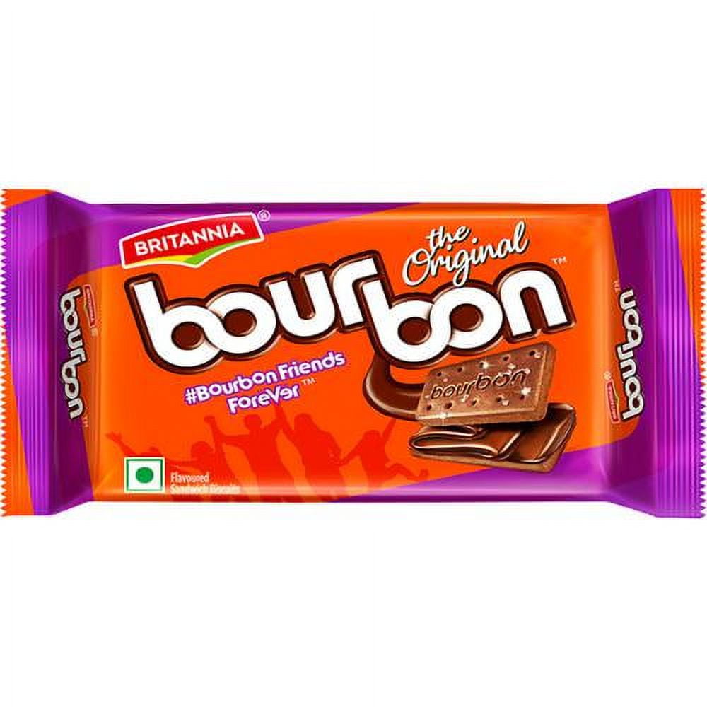 Click here for Britannia Bourbon Cream Treat Biscuits 97 G 97 G prices