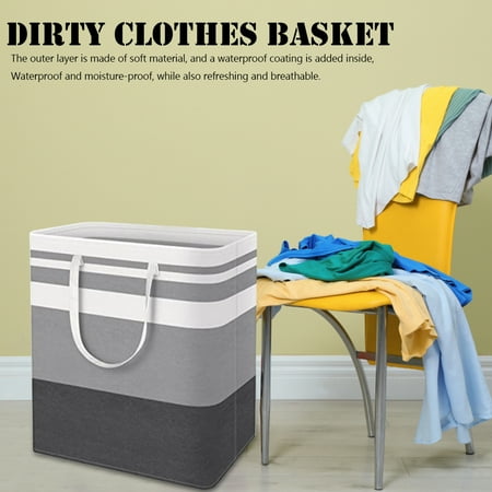 TB&W Standing Foldable Laundry Organizer Buckets Clothes Organizer ...