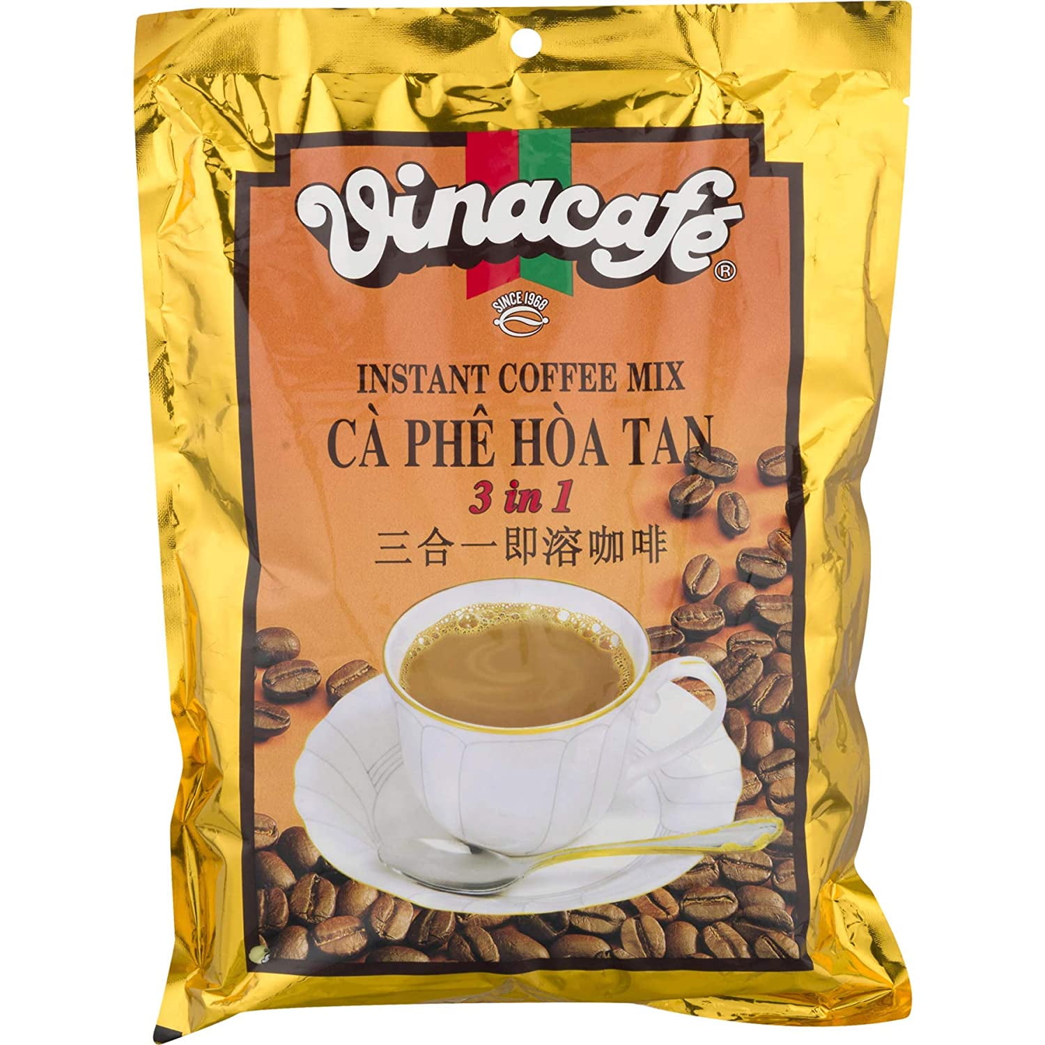 Buy Vinacafe 3 in 1 Instant Coffee Mix, 20 Sachets (4 Packs) Online at ...