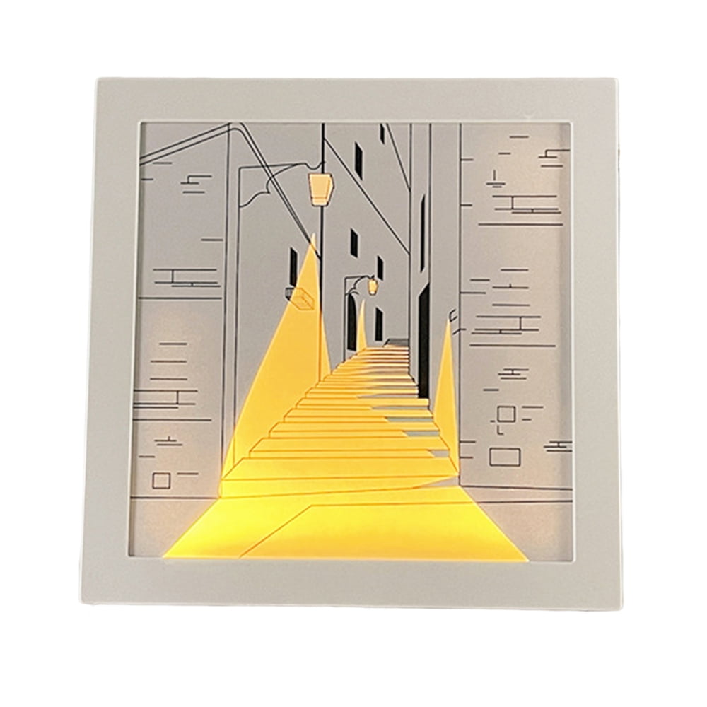 INS LED Decorative Painting Light Modern Creative Style Simulate ...