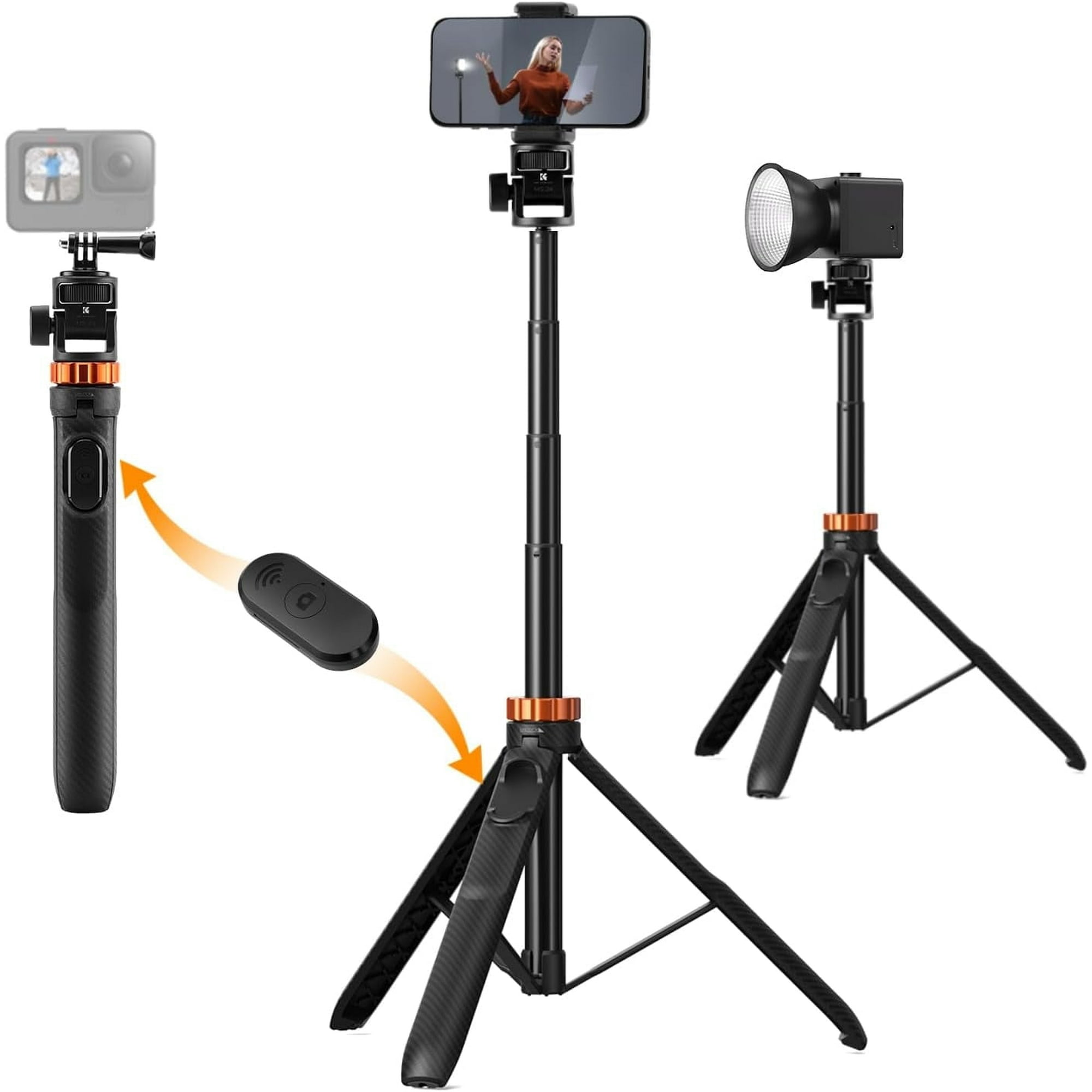 Click here for K & f Concept Selfie Stick Tripod  69 Extendable L... prices