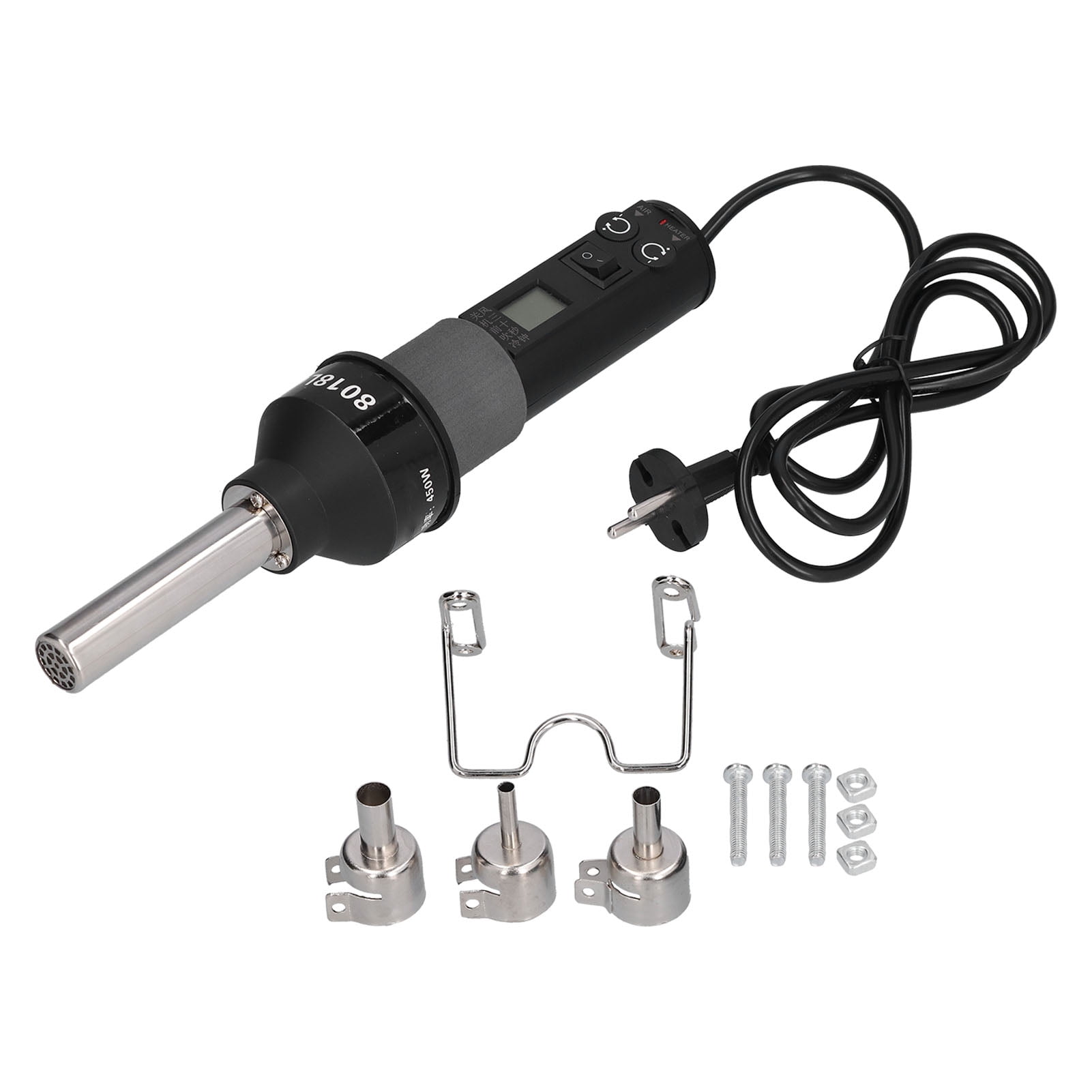 Portable Hot Air Gun Electronic Adjustable Temperature Controlled Heat ...