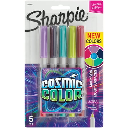 Sharpie Permanent Markers, Ultra Fine Point, Cosmic Color, Limited ...
