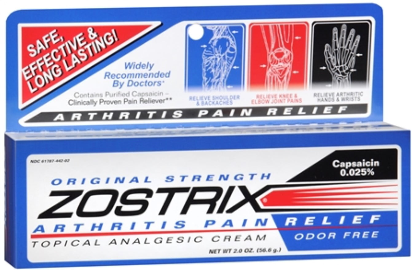 Zostrix Cream 2 oz (Pack of 2) - Walmart.com