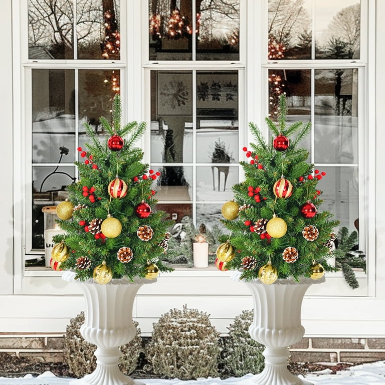 Walmart Outdoor Christmas Tree Decorations