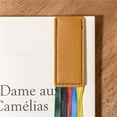2 Pcs Ribbon Bookmarks Leather Page Markers Bible Bookmarks Reading ...
