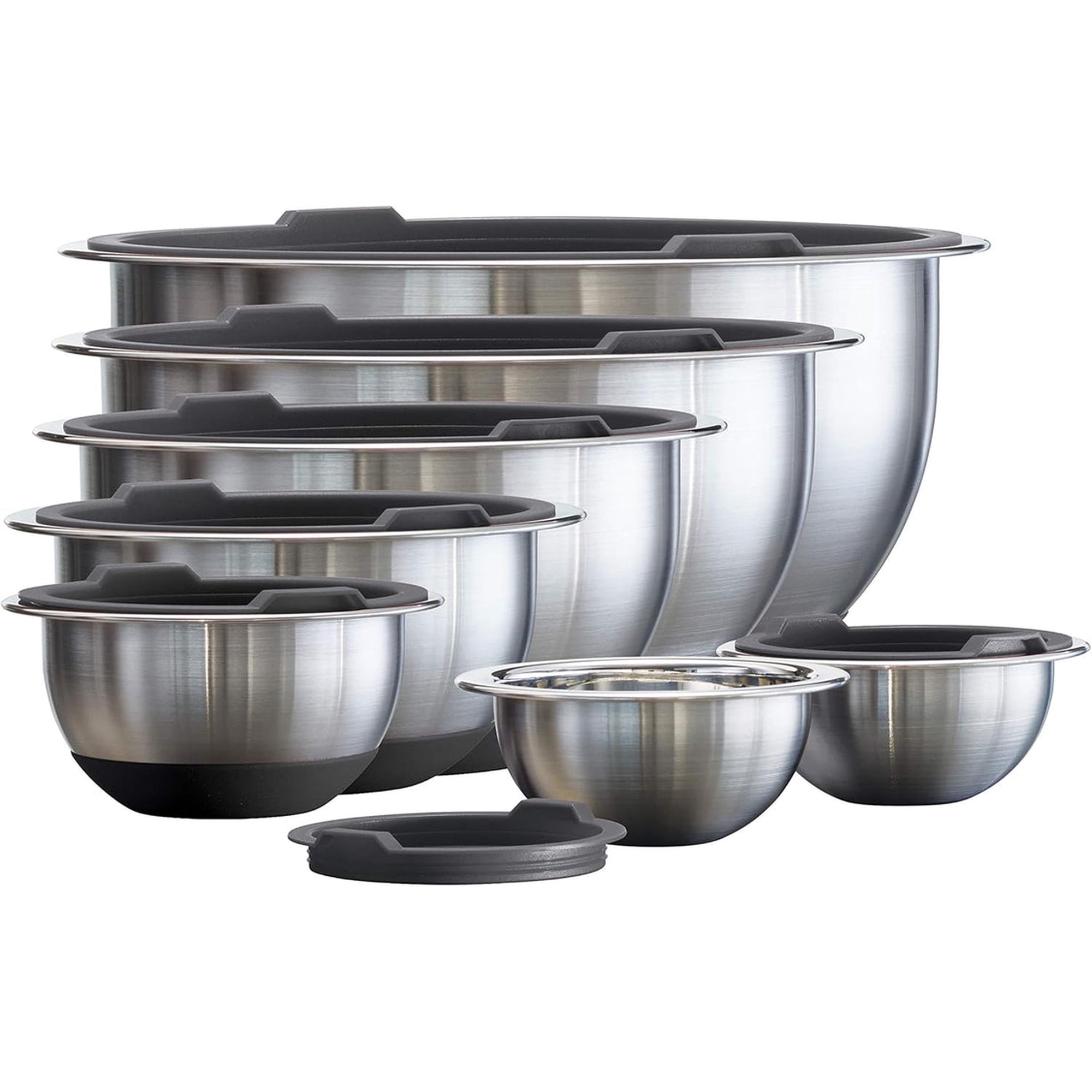 Click here for Tramontina Covered Mixing Bowls Stainless Steel 14... prices