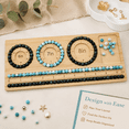 Bamboo Bead Board for Jewelry Making - Beading Tray for Bracelet and ...