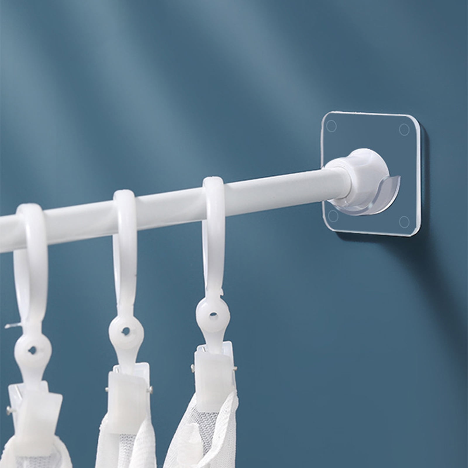 Click here for Unbranded 1 Set Curtain Rod Holder Punch Free Tran... prices