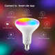 TECKIN Smart Light Bulbs,E26 13Watts RGBCW Multicolor Smart Wifi LED Bulbs, Compatible with ...