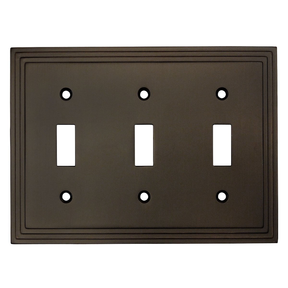 Cosmas 25037-ORB Oil Rubbed Bronze Triple Toggle Switchplate Wall ...