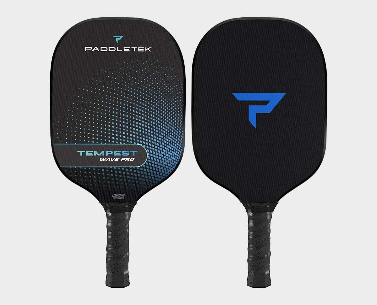 Paddletek Tempest Wave Pro Pickleball Paddle (RIPTIDE (Blue), Standard ...