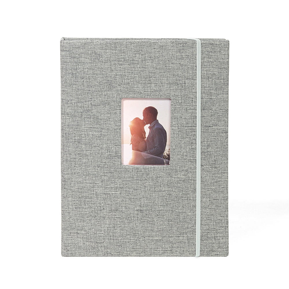 Yucurem 3-inch Photo Album Cotton Hemp Photo Paper Album for Stamp ...
