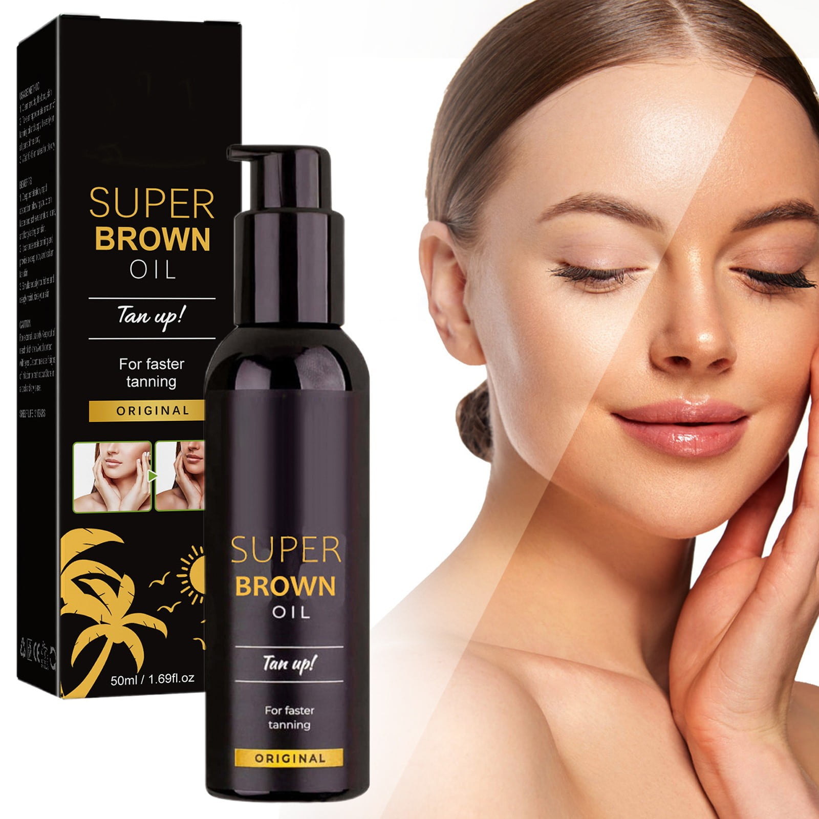 Body Care Premium Tanning Accelerator Oil XXL Tanning Accelerator For ...