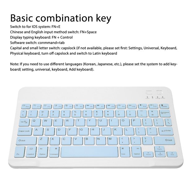 Wireless Tablet Keyboard,Tablet Keyboard Shortcuts Keys Wireless ...