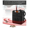 JahyShow 2 Pack Ultrasonic Rodent Repeller, 12V Mouse Deterrent, Strobe ...