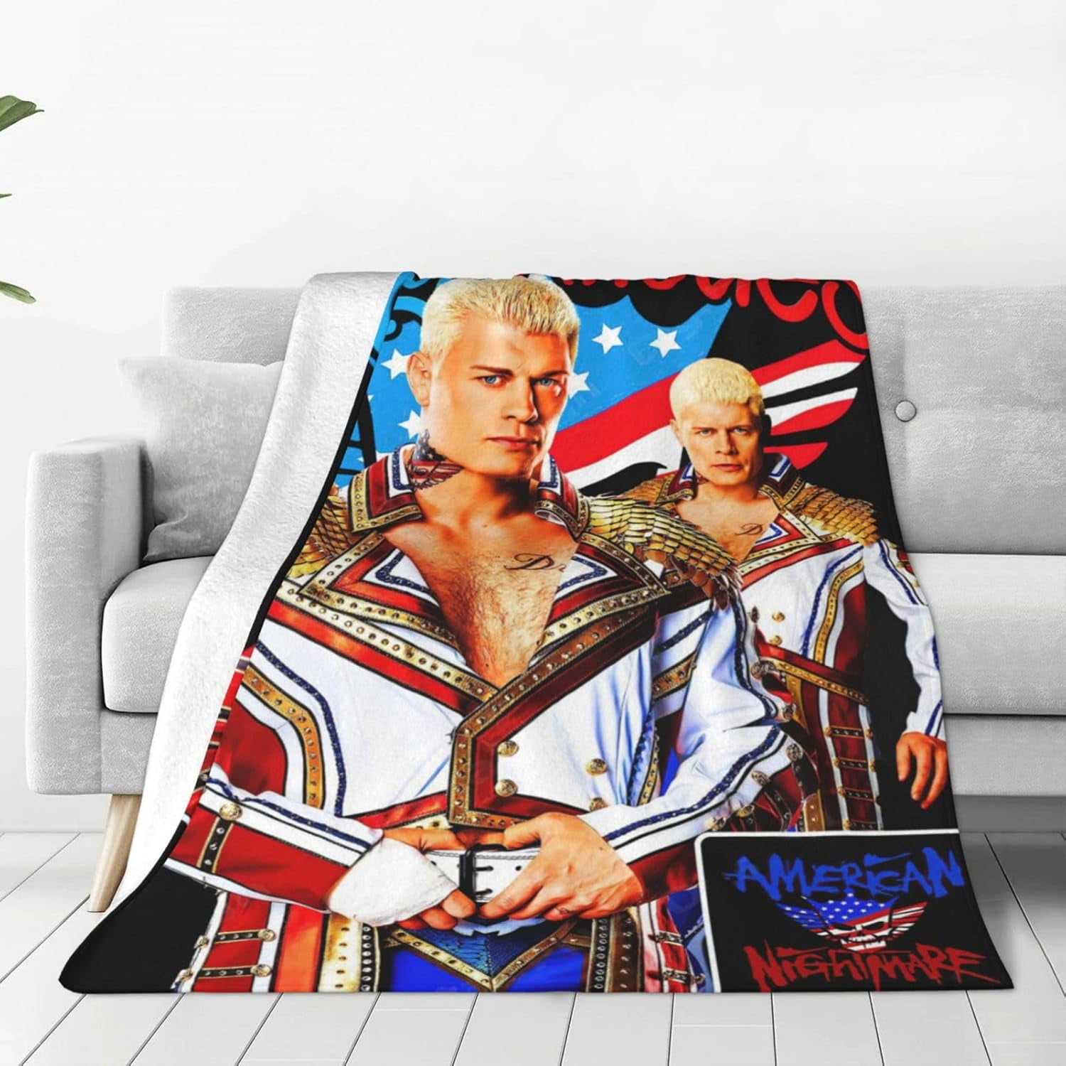 Click here for Stfgdruh Cody Wrestler Rhodes Throw Blanket Beauti... prices