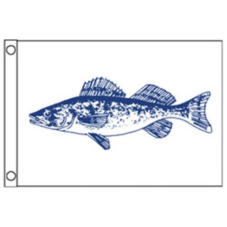 Taylor Made Products 4618 Walleye Boat Flag (12" x 18") - Walmart.com