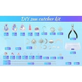 huart DIY Sun Catcher Making Kits with Crystal Beads for Ornaments ...