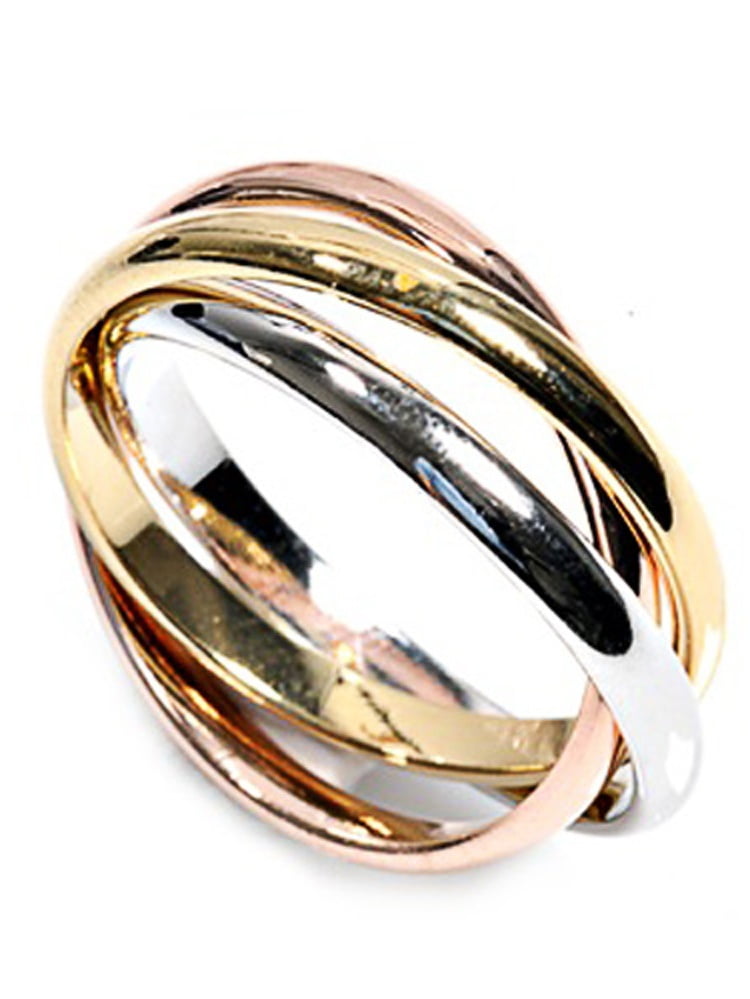 Dainty Jewelry - Sterling Silver Trinity Ring 3mm ( Size 5 to 11 ...