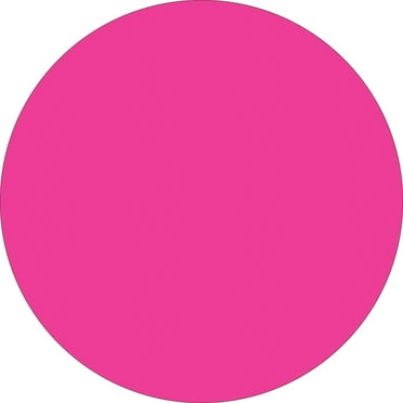 Tape Logic Inventory Circle Labels 3/4" Fluorescent Pink 500/Roll ...