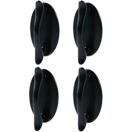 4 Pack Self Adhesive Pull Handle Plastic Drawer Handles Self Stick Door ...