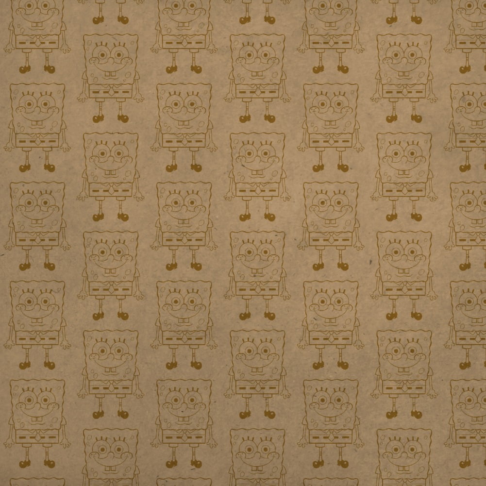 SpongeBob Full Front Premium Kraft Roll Gift Wrap Wrapping Paper ...