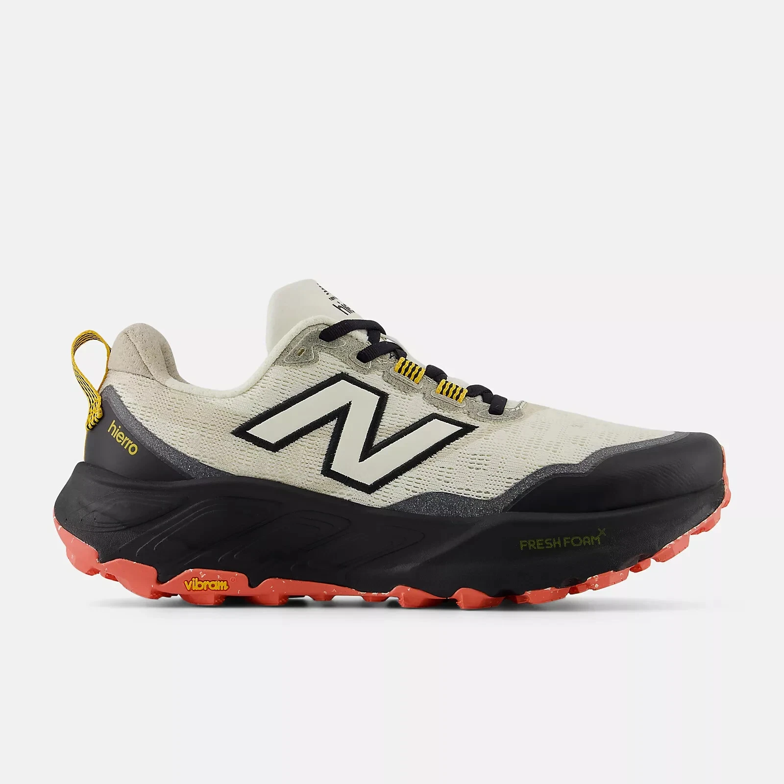 New Balance Men's Fresh Foam X Hierro v9 in Angora with Black and Drift ...