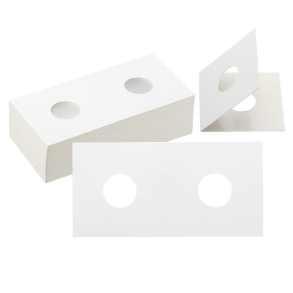 Uxcell 2 x 2 Coin Flips 17.5mm Cardboard Coin Holder Paper Coin Holders ...