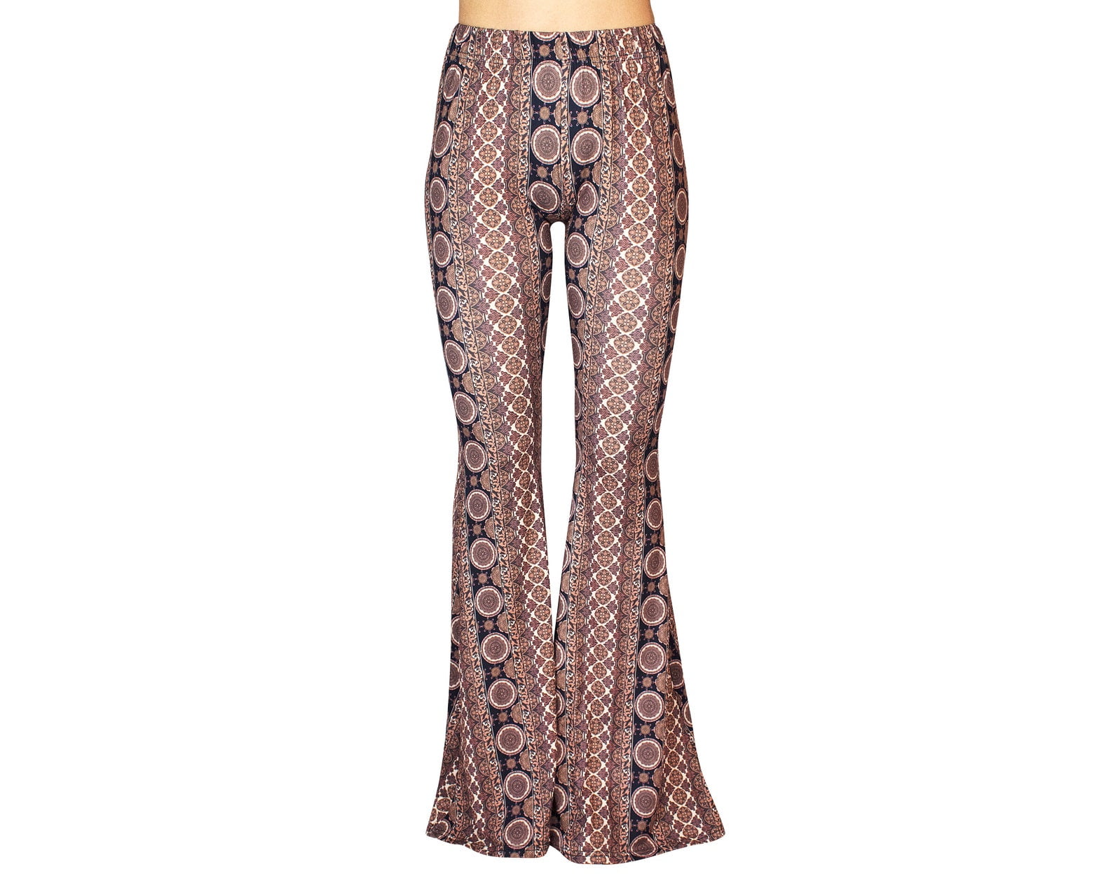 Daisy Del Sol High Waist Gypsy Comfy Yoga Ethnic Tribal Stretch Palazzo ...