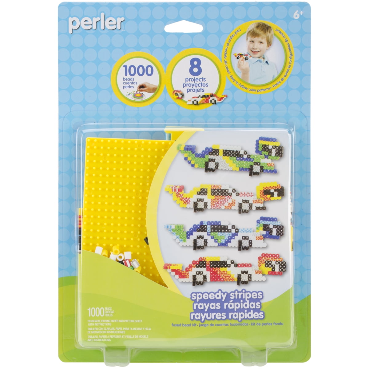 Perler Fused Bead Kit-Speedy Stripes | Walmart Canada