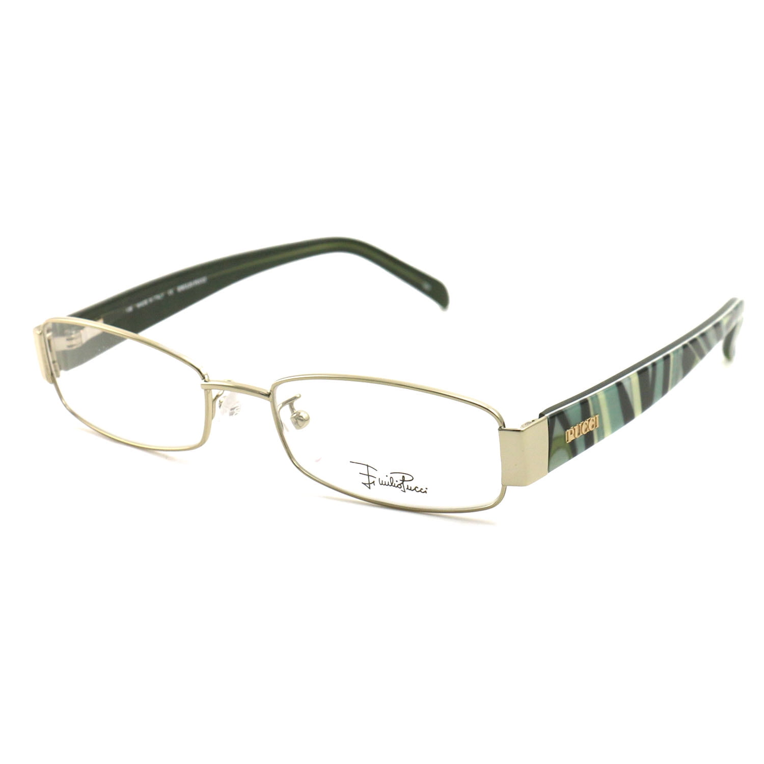 Emilio Pucci Women Eyeglasses EP2136 230 Gold/Multicolor 52 17 135 ...
