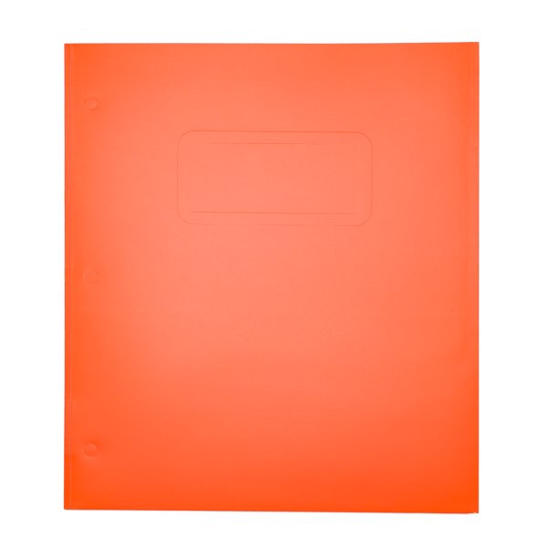 Pen + Gear Two Pocket Paper Folder, Solid Orange Color, Letter Size ...