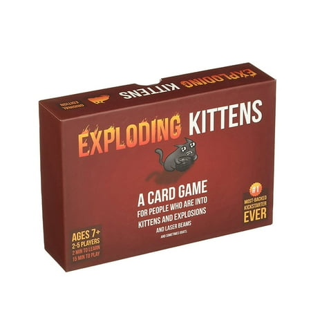 Paper Cards Game Exploding Kittens Original Edition Adults Kids Family Party Card Game Poker ...