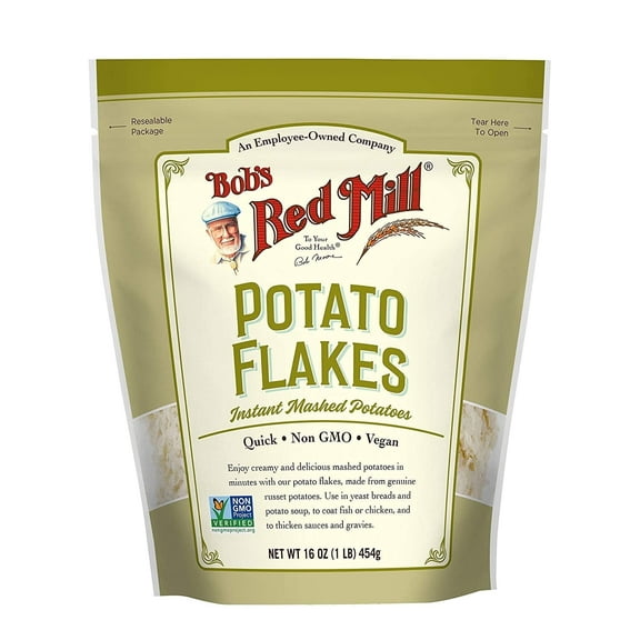 Bob's Red Mill Potato Flakes Instant Mashed Potatoes, 16 oz, creamy ...