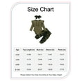 Newborn Girl's Camo Outfit - Long Sleeve Romper, Pants, Headband, 3PCS, Army Green, 0-3 Months ...