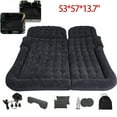 Car Air Mattress with 2 Pillows Inflatable Sleeping Bed for SUV Trunk ...