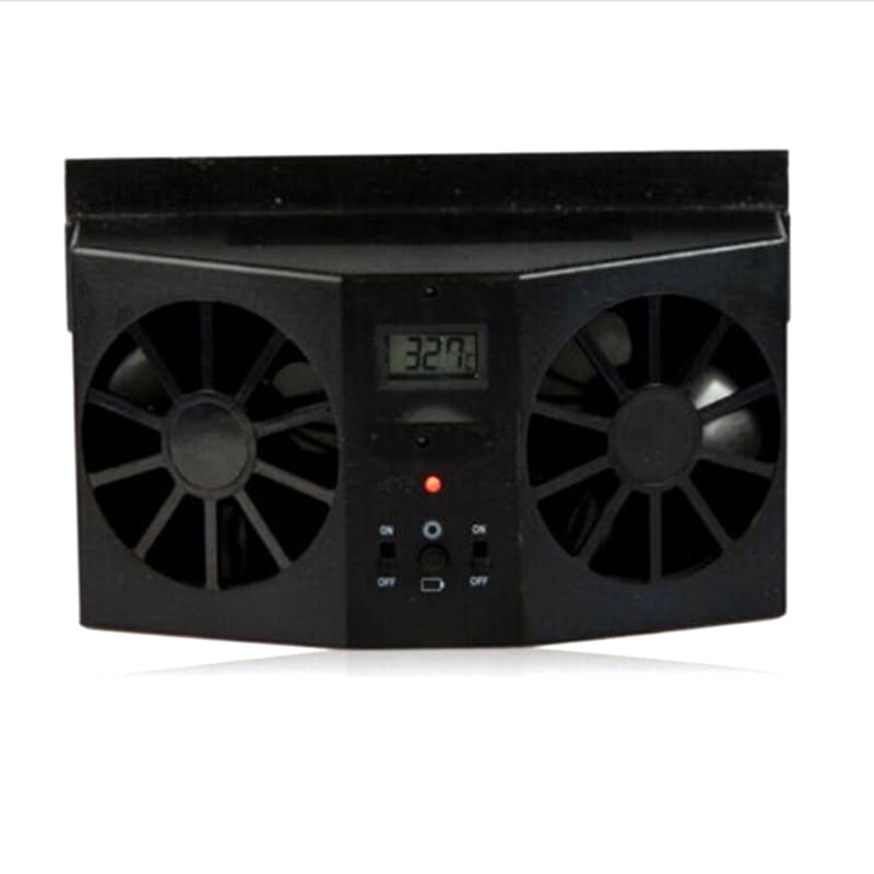 Portable Car Quiet Air Conditioner Solar Cooling Fan Auto Truck Vehicle ...