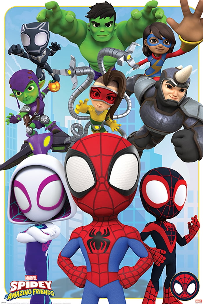Spidey And His Amazing Friends - Marvel Comics Poster (Spider-Man ...